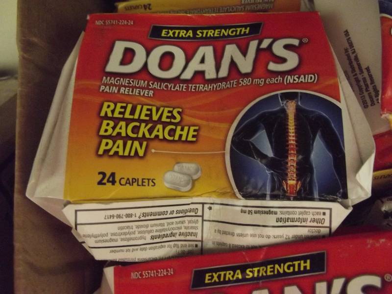 Lot Of Doan's Back Pain Pills | ALS!April!Auction!Assets! | Equip-Bid