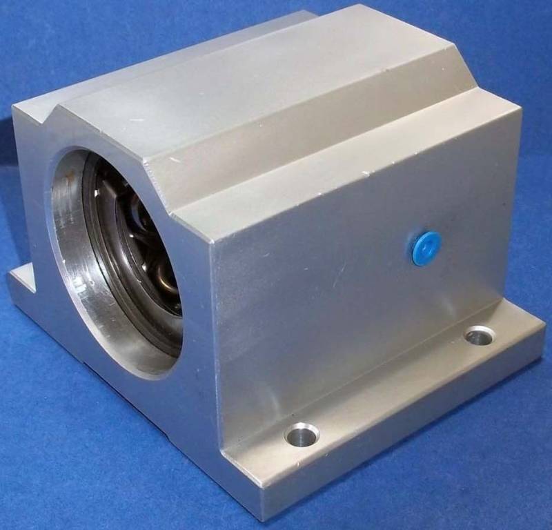 Serious pair of billet aluminum pillow blocks INA KGNZ24PP LINEAR RAIL ...