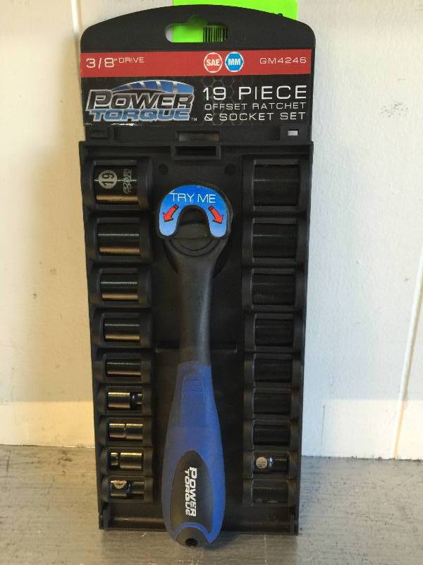 POWER TORQUE "OFFSET RATCHET & SOCKET SET" | TOOLS - SPRAY PAINT ...