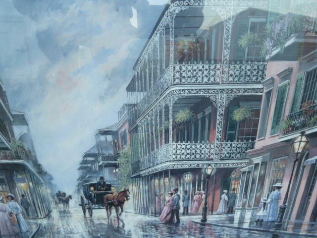 "ROYAL STREET 1890" AL FEDERICO 96' Signed * Numbered ART | AUGUST SALE ...