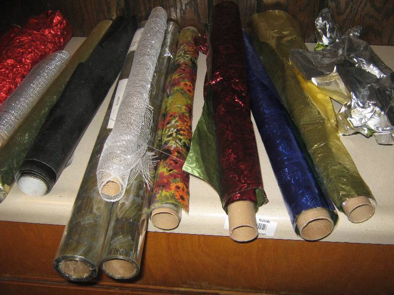lot of plant wrap foil and cellophane | Gladstone Flowers going out of ...