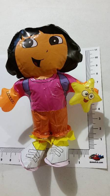11 of these Dora plastic blow up dolls. We blew one up for the photos ...