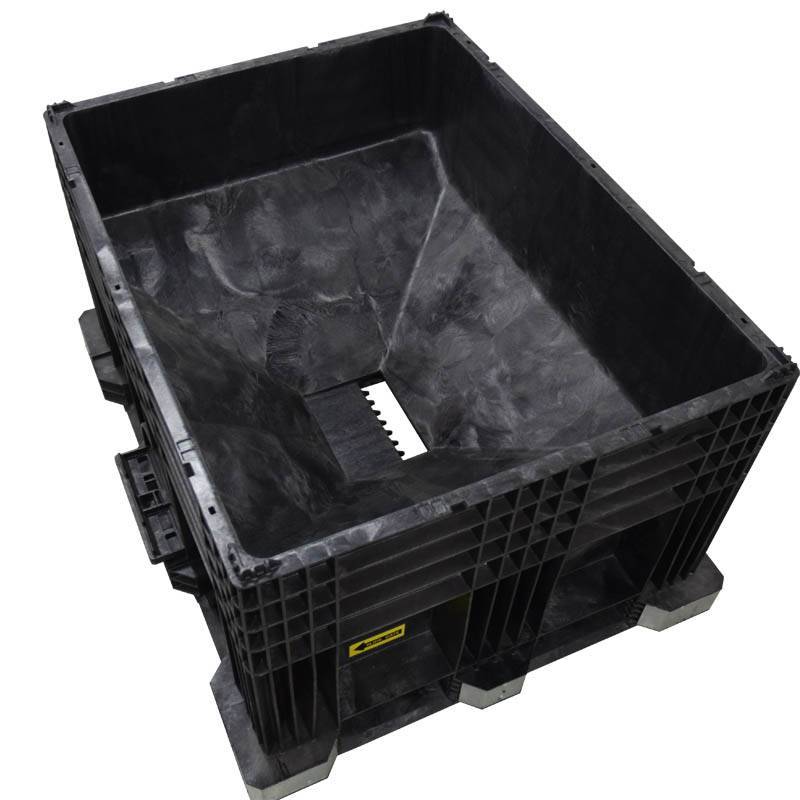 Buckhorn 57" x 45" x 32" Hopper Bottom CenterFlow Seed Box with Lid ...