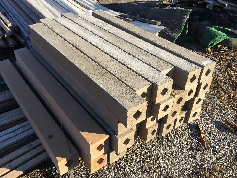 10 ONLY- COMPOSITE 4x4 FENCE/DECK POSTS | SOUTH KC/Grandview- HOME ...