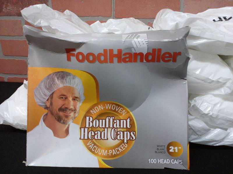 Food Handler bouffant Head Caps | After Christmas Fun Sale * Hardware ...