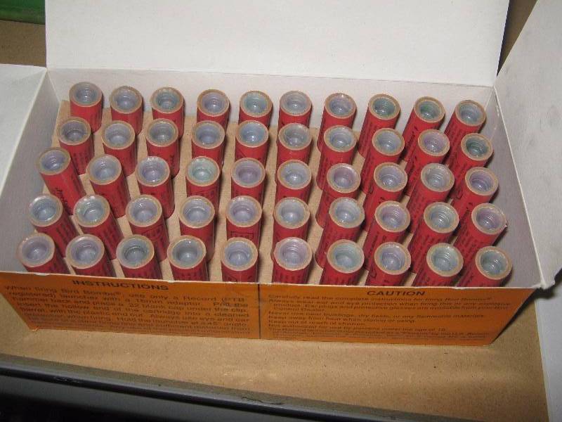 Bird Bombs, 50 cartridges 15mm for use w/ a record (PTB- registered ...