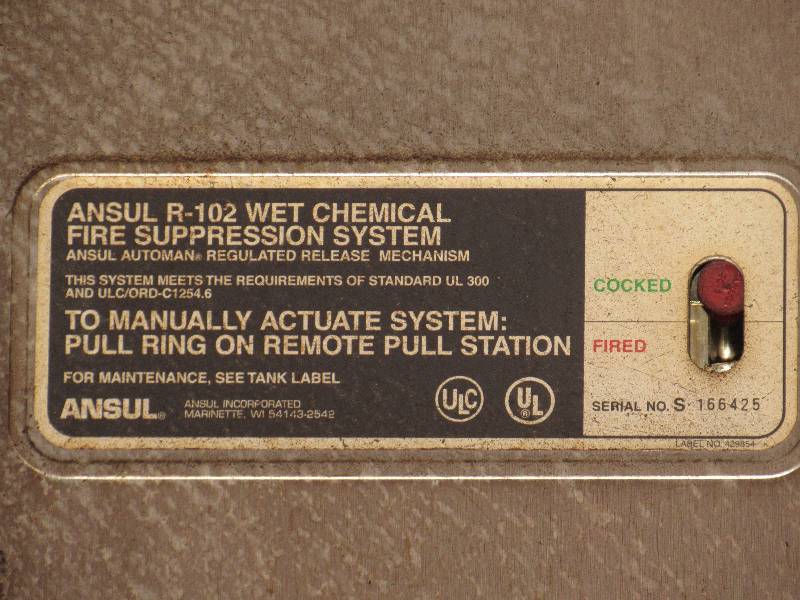 Ansul R-102 Wet Chemical Fire Suppresion System | Overland Park ...