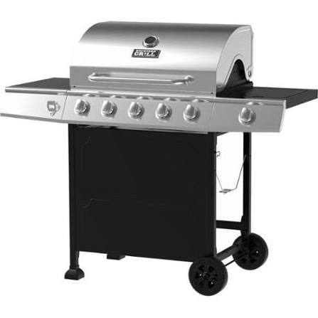 Nexgrill Deluxe 5-Burner Gas Grill with Side Burner and Searing Zone in ...