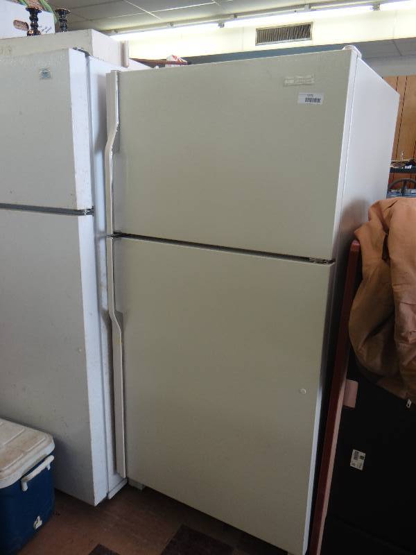 jenn-air refrigerator/freezer - almond color. | North Wichita Furniture ...