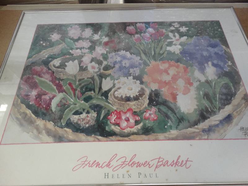 Helen Paul framed art. | North Wichita Estate Furniture And Home Goods ...