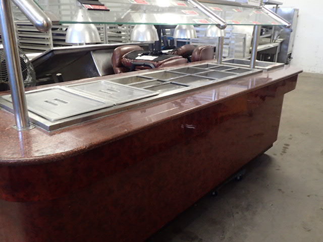 Buffet Steam Table w/ Overhead Heat Lamps | Restaurant Equipment ...