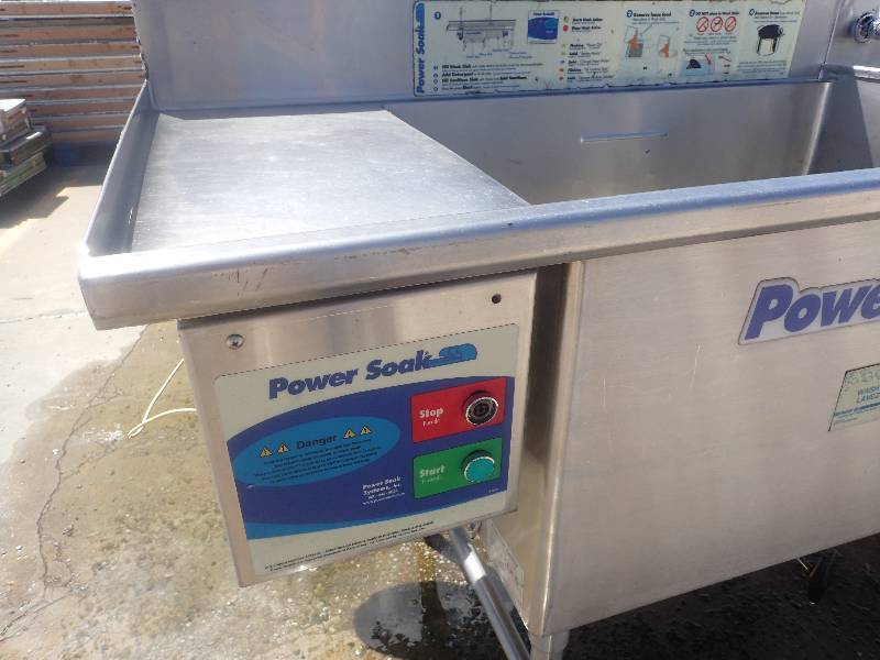 All Stainless 3 Compartment Power Soak Wash Sink | Big Johnny's ...