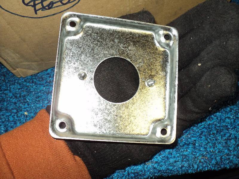 (49) ct. lot 4 x 4 junction box covers with 1-3/8" center hole | The ...