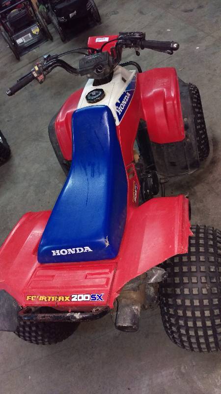 Honda Fourtrax TRX200SX 1986 Four Wheeler | Little Joe's Beginning ...