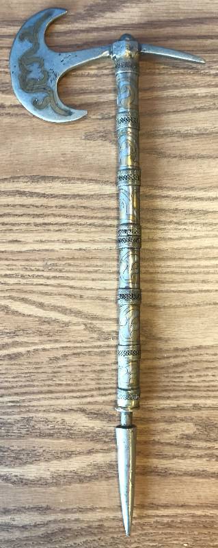 Nostalgic Medieval replica weapon Axe / Halberd / scythe / polearm made ...