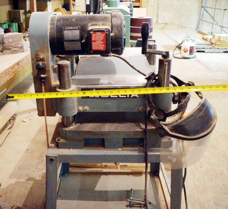 Delta Planer M# 62-185 - Works! - On NICE Metal Shop stand w/wheels ...