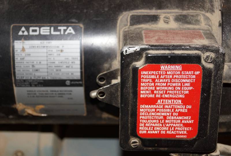 Delta Planer M# 62-185 - Works! - On NICE Metal Shop stand w/wheels ...