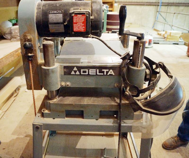 Delta Planer M# 62-185 - Works! - On NICE Metal Shop stand w/wheels ...