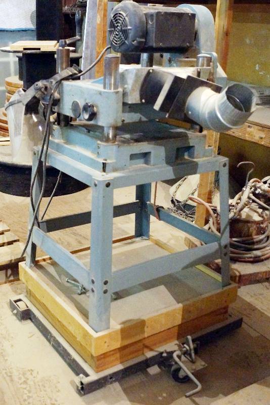 Delta Planer M# 62-185 - Works! - On NICE Metal Shop stand w/wheels ...