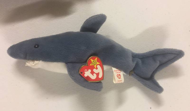 Ty beanie baby crunch the shark store