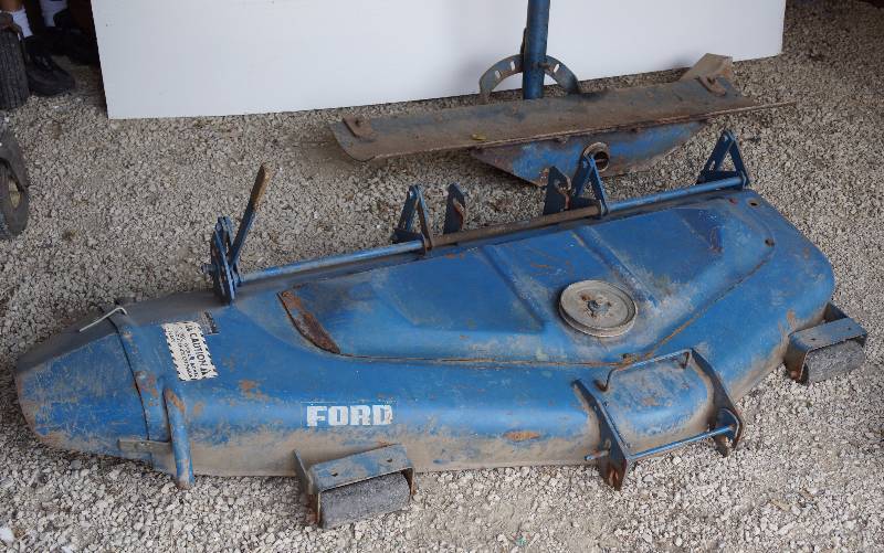 Lawn & Garden Tractor - FORD LGT 145 w/ Mowing Deck and Grader Blade ...