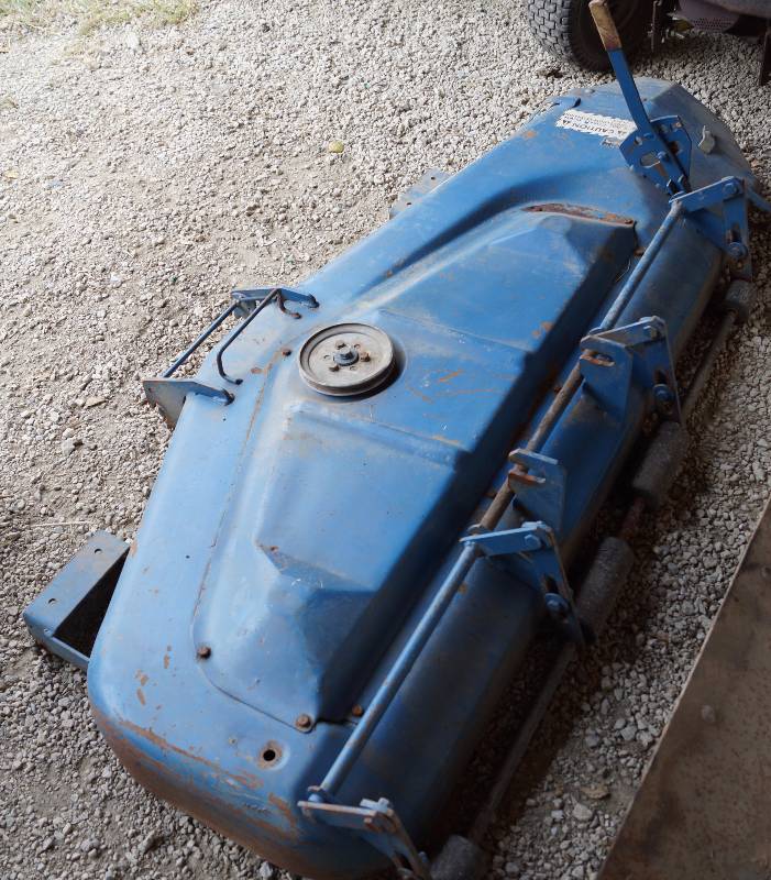 Lawn & Garden Tractor - FORD LGT 145 w/ Mowing Deck and Grader Blade ...