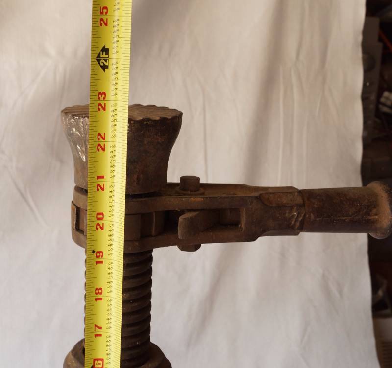 Vintage Train House Jack / Railroad Screw Jack - VULCAN Brand - 11 & B ...