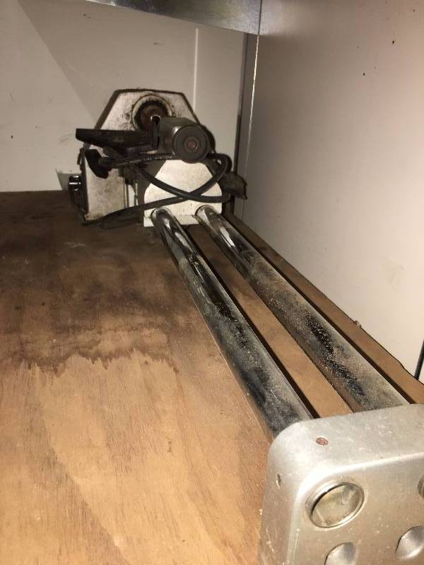 RYOBI VARIABLE SPEED 18" MINI WOOD LATHE | BLACKSMITHING, BLADESMITHING ...