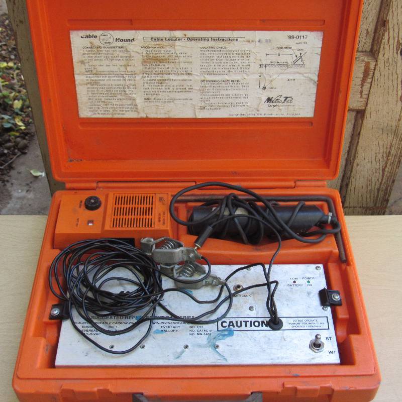 Cable Hound - Cable Locator - Micro-Tel 99-0117 in case! | HUGE ESTATE ...