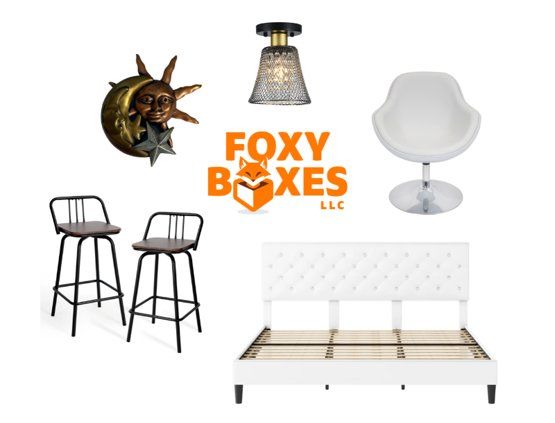 FOXY BOXES: Queen Upholstered Platform Bed with Twin Size Trundle ...