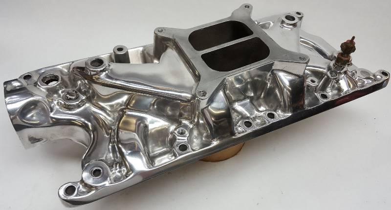 Polished Edelbrock Performer 2121 S/B Ford 289 302 performance intake ...