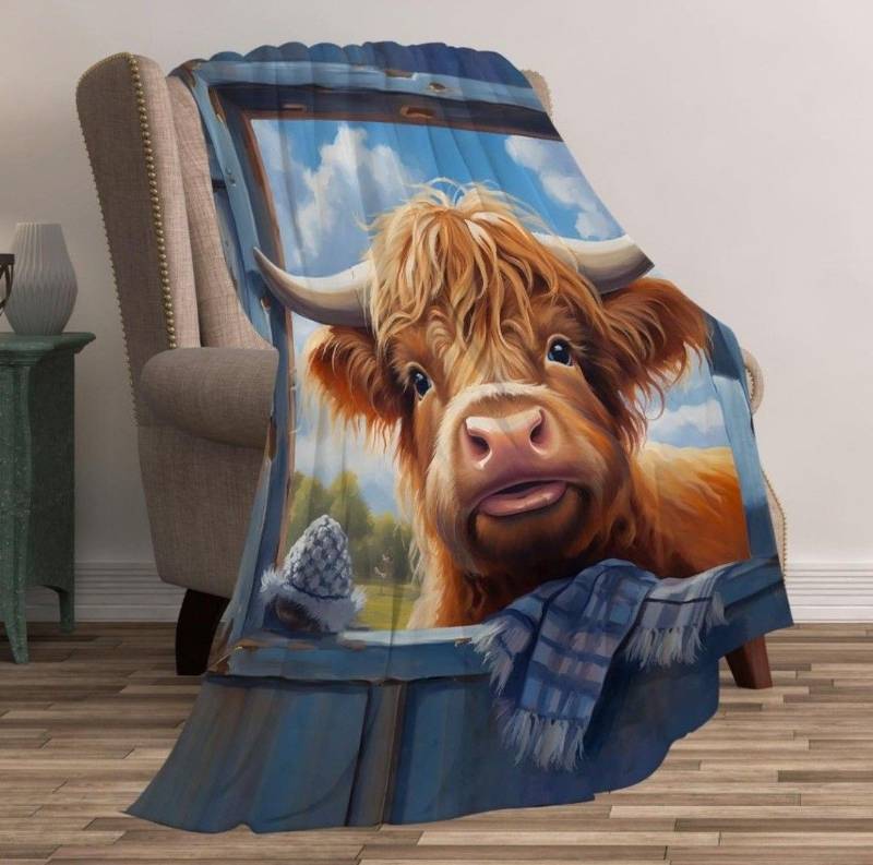 OSL Auctions * Highland Cow Throw & Bathroom Art * Bride of ...