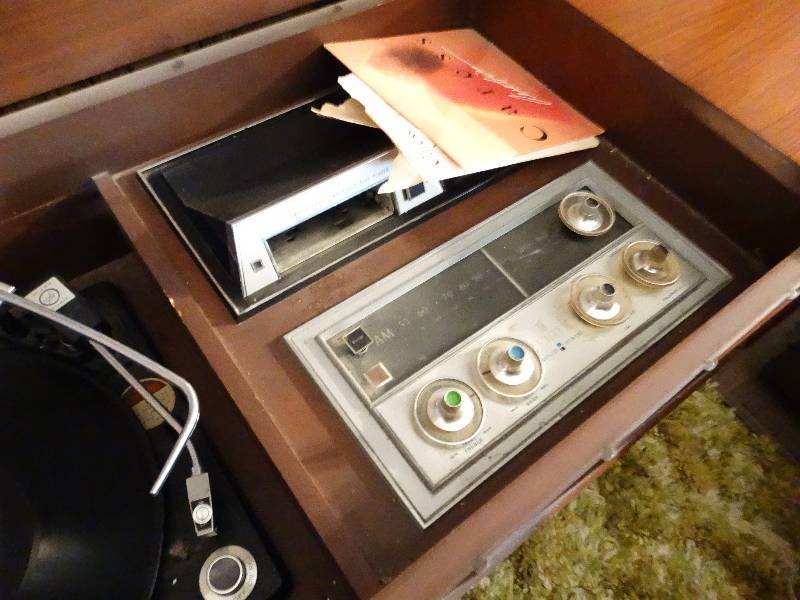 Zenith vintage console radio/record player/ 8 track player | Garden ...