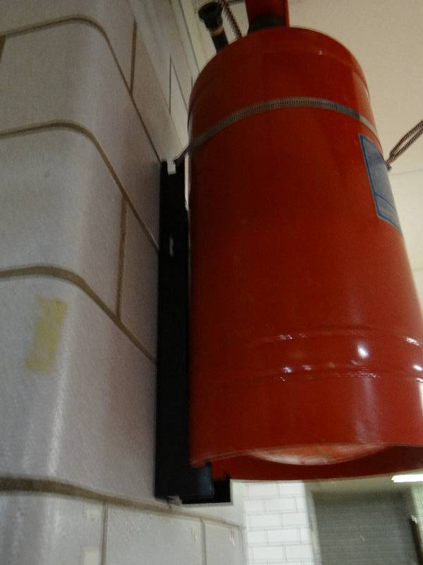 Kitchen Knight PCL-350 Gallon Pressurized Fire Suppression Tank With ...