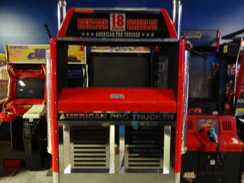 American Pro Trucker Eighteen Wheeler Arcade Game | Mill-Walk Arcade ...