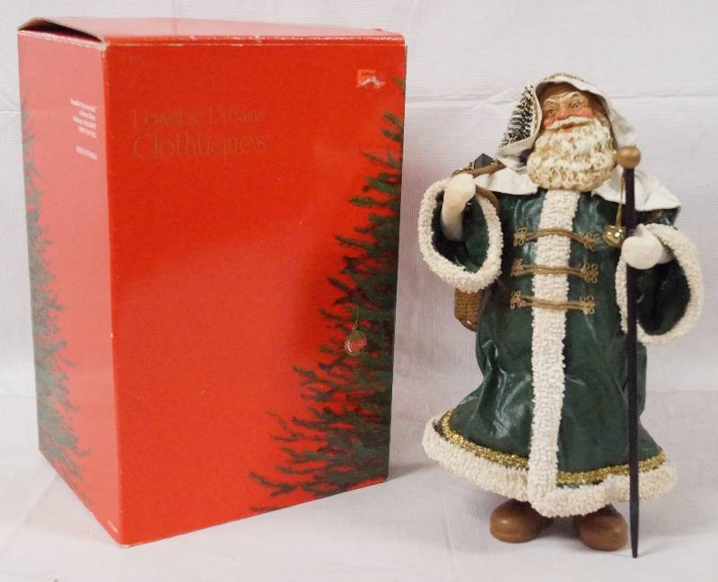 Old World Santa in Green Robe - 713039 - 1988 - CLOTHTIQUE SANTAS by ...