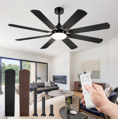 Fanbulous 62 Inch Ceiling Fan With Light ~ Tenamic Safe Box ~ Cubii ...