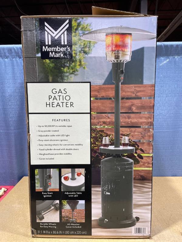 Wichita's Favorite Auction! Member's Mark Patio Heater, Ray-Ban ...