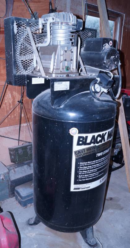 Coleman POWERMATE Air Compressor BV6548049 - 6.5 H.P. - 2 Stage - 200 ...