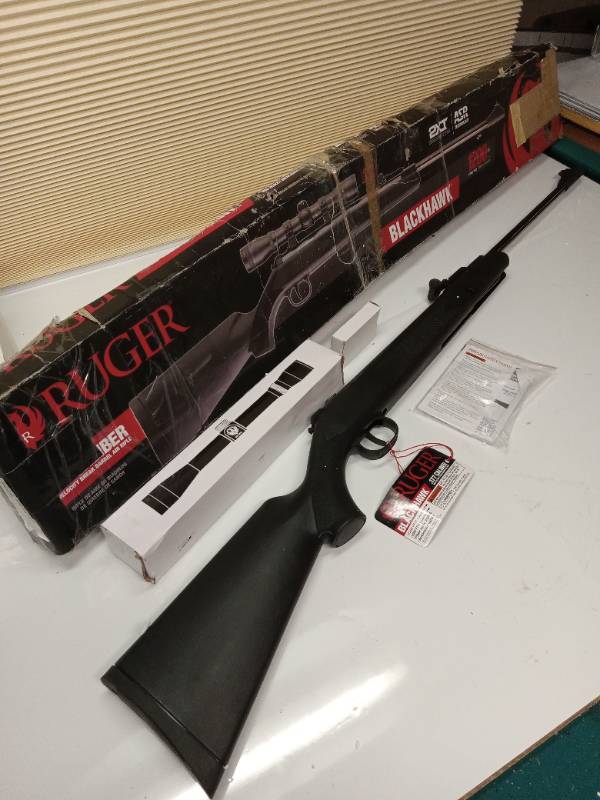 KC Bids Auction Featuring: Rugar Blackhawk Pellet Gun, Shark Steam and ...