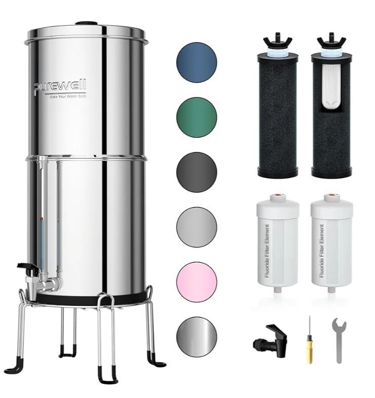 2ndChance. Simple Modern Rubber Tote, 8-Stage Water Filter System ...