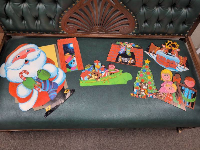 Olathe Office Pick-up~~ Concrete Yard Deer Statues, Hallmark Ornaments ...