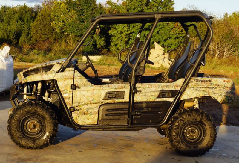2012 KAWASAKI KRT750D Side-by-Side-UTV Teryx4 4x4 EPS Camo - 4-PERSON ...