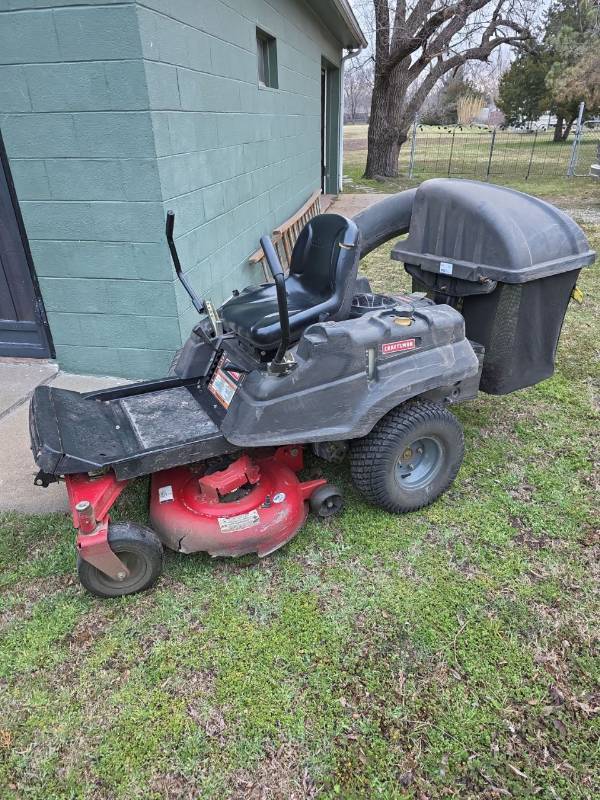 Hutchinson Ks Online Estate Auction: Craftsman Zero Turn Mower, 1981 ...