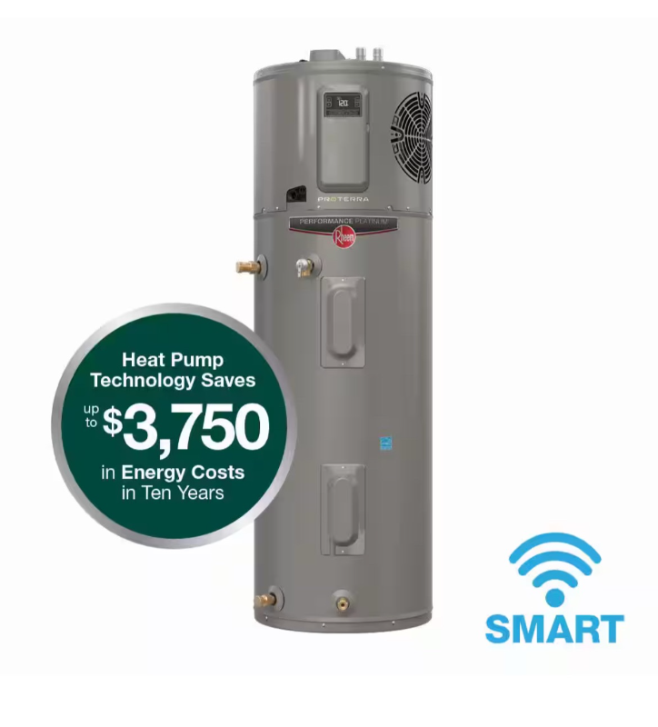 Appliance Bros Rheem Platinum Hybrid Water Heater Samsung Front Load ...