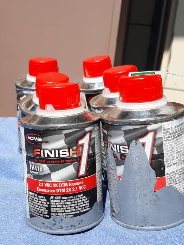 Acme Finish 1 Automotive Refinish Products FH416 Hardener 6 Cans ...