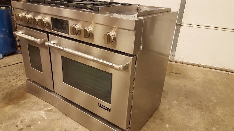 Jenn Air 6 burner range with 12 inch griddle & double oven | Hi End ...